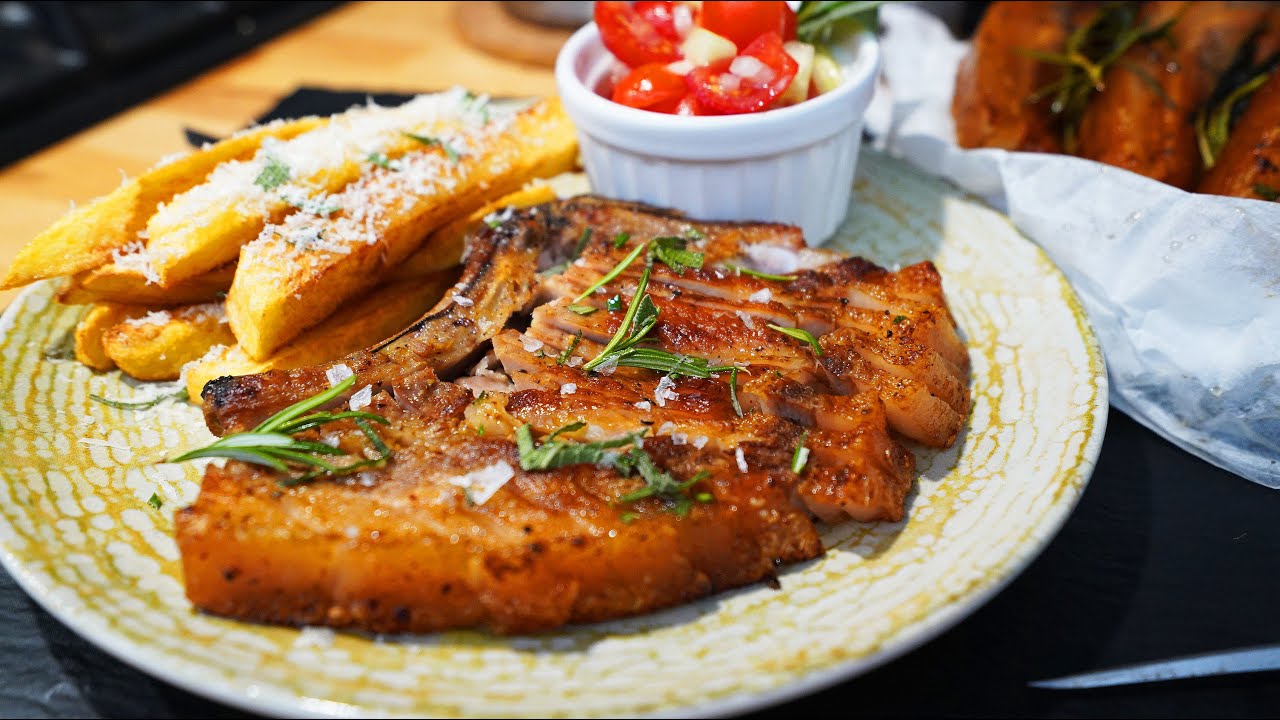 Cotlete de purcel Reverse Searing – Rețetă suculentă și aromată