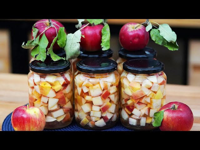 Mere la borcan pentru prăjituri – rețetă simplă și delicioasă