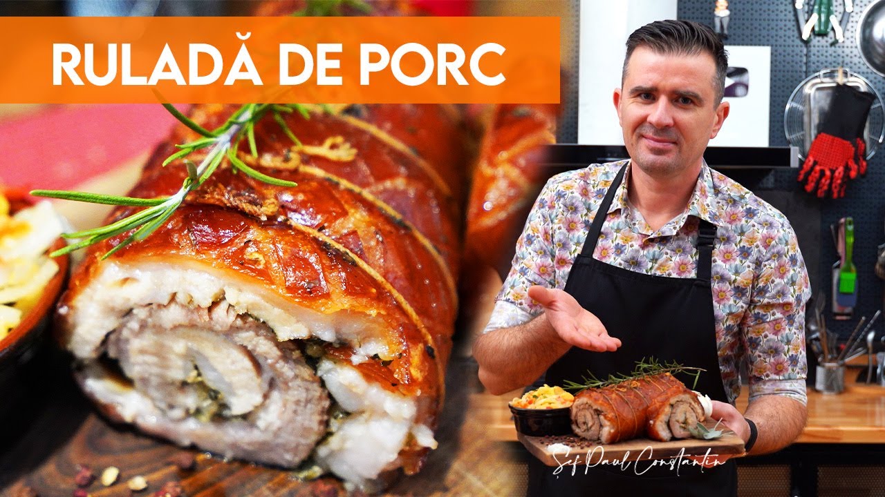 Ruladă de purcel cu mirodenii – rețetă festivă ușor de preparat