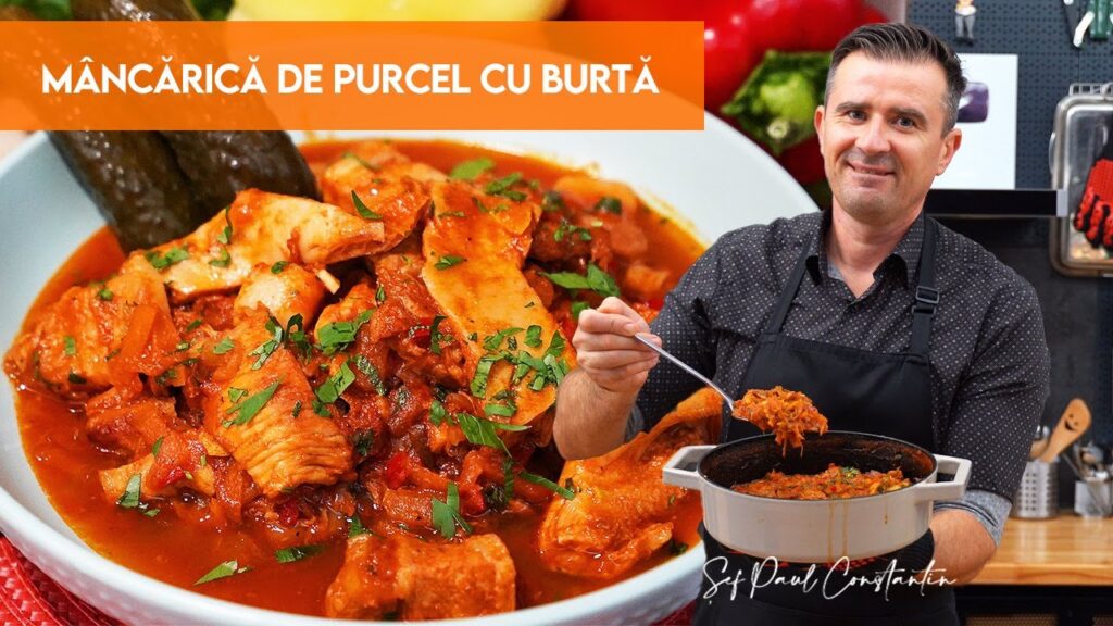 Mâncărică de Purcel cu Burtă de Vițel – Rețetă Savuroasă