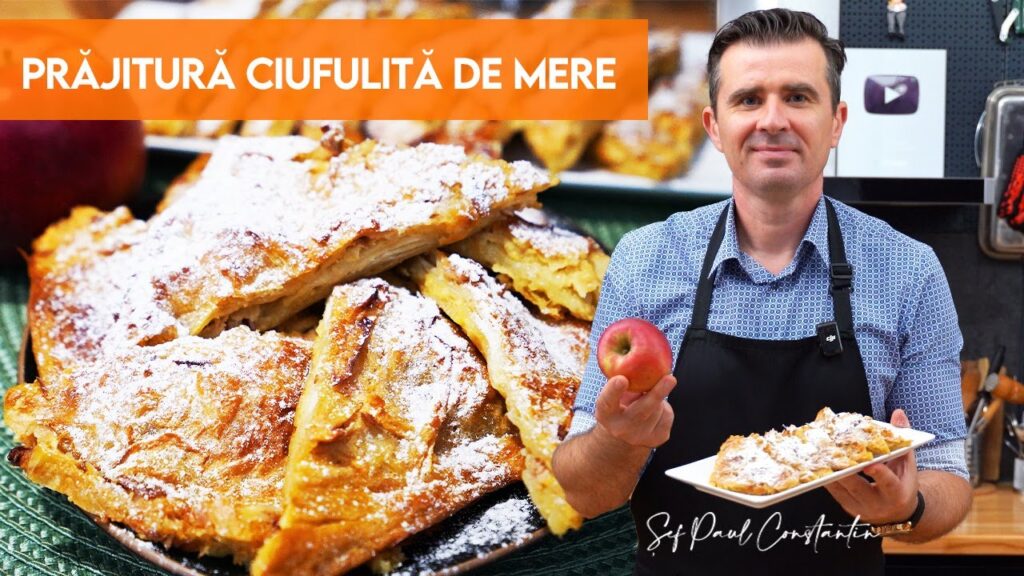 Plăcintă Ciufulită Cu Mere – Rețetă Simplă și Aromată