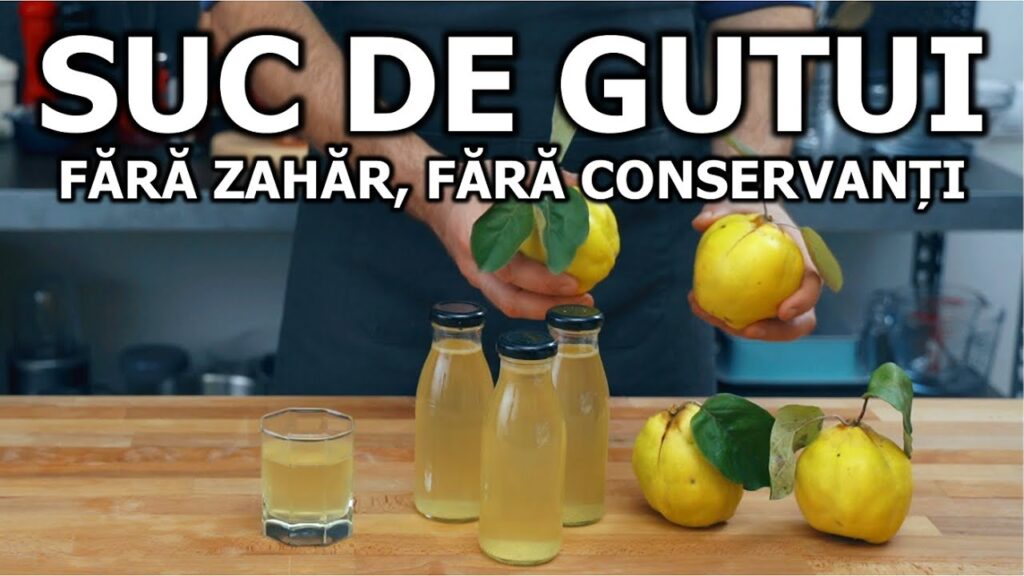 Suc de Gutui Natural fără Zahar și Conservanți – Rețetă Simplă