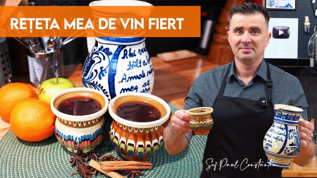 Vin fiert aromat cu condimente și fructe – rețetă tradițională